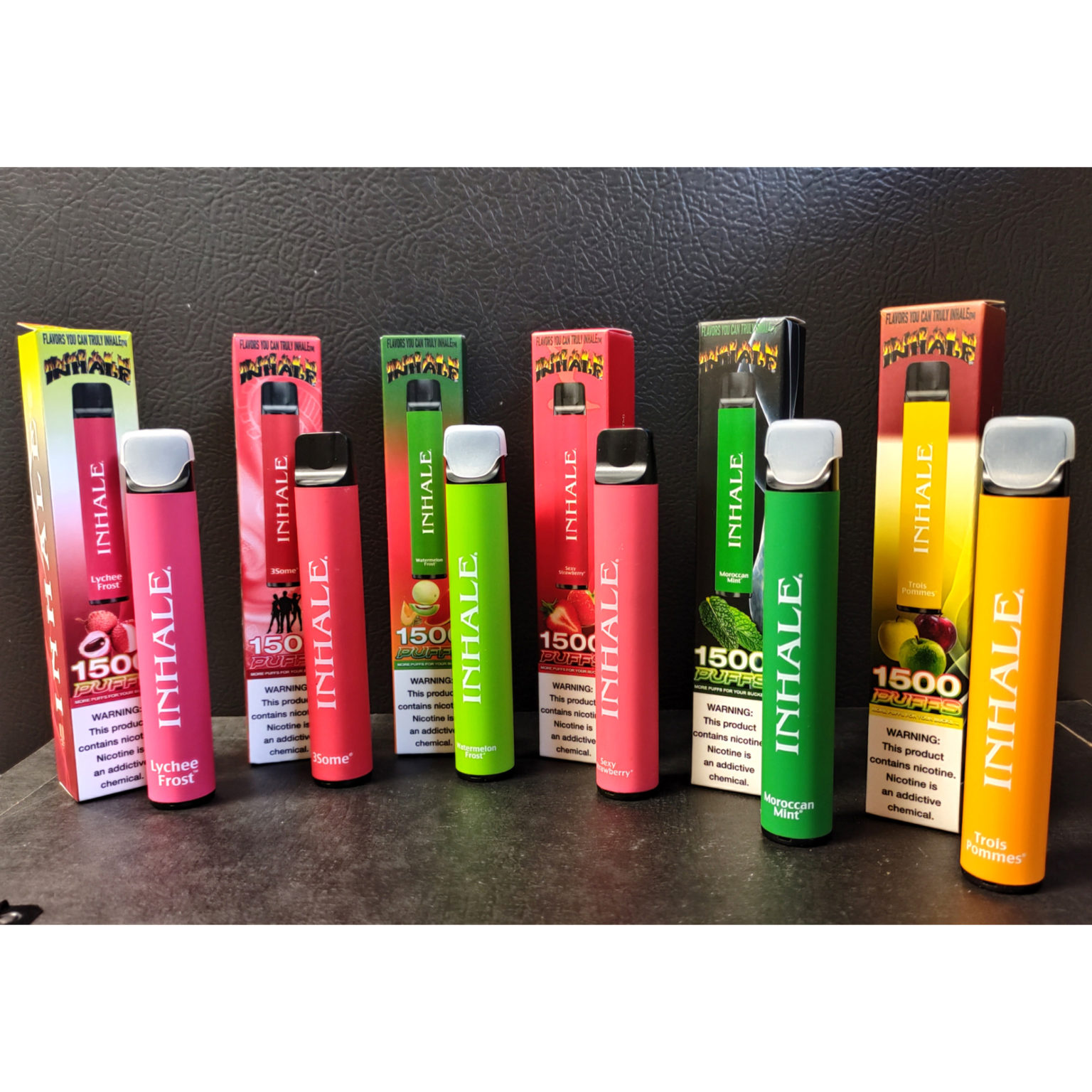INHALE® Disposable Vapes 1500 puffs | Inhale World
