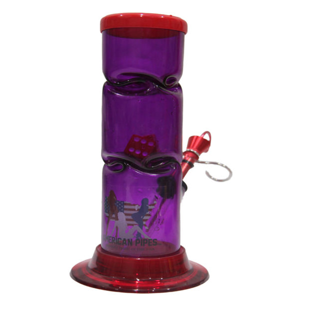DICE Acrylic Water Pipe with ice catchers | Inhale World